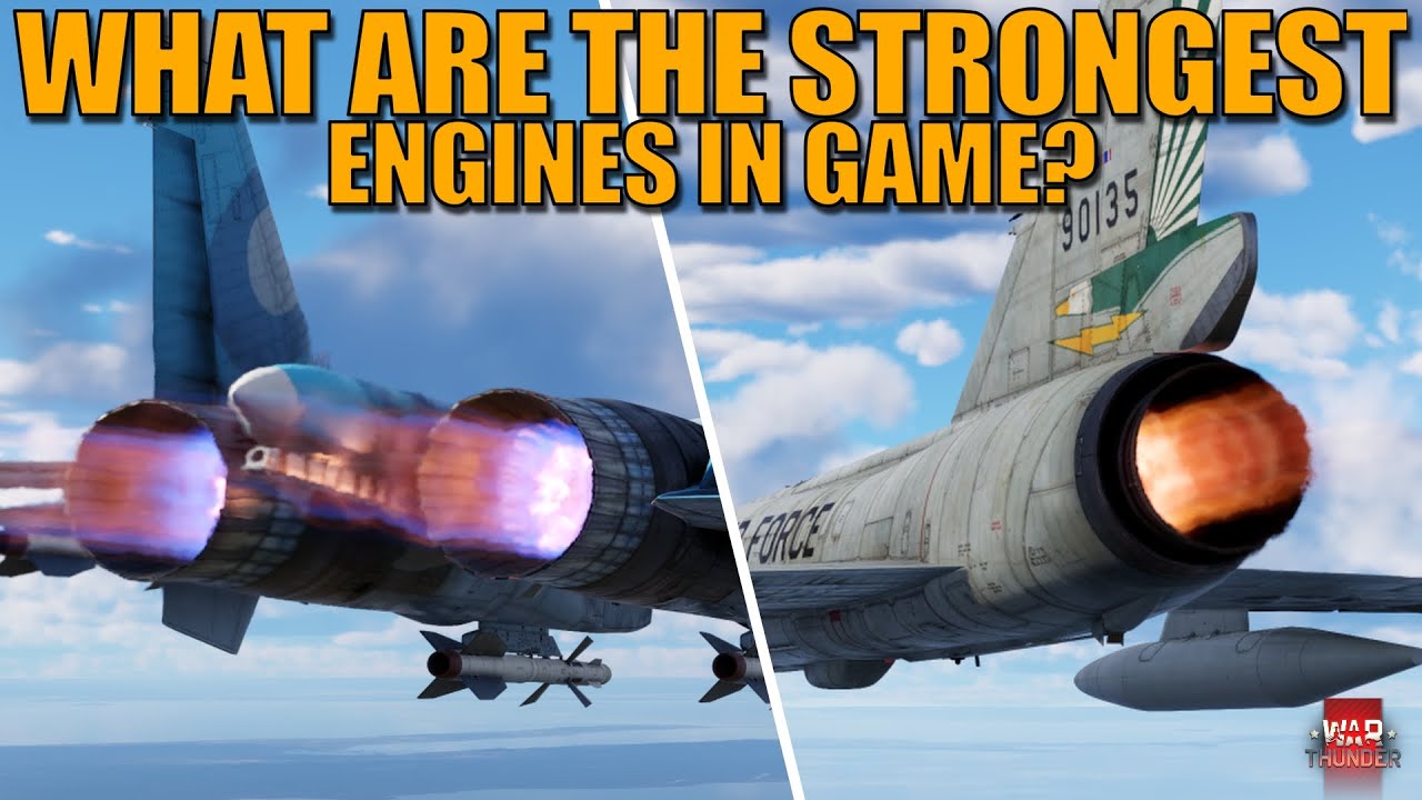 WHAT are the STRONGEST ENGINES in game? - War Thunder - YouTube