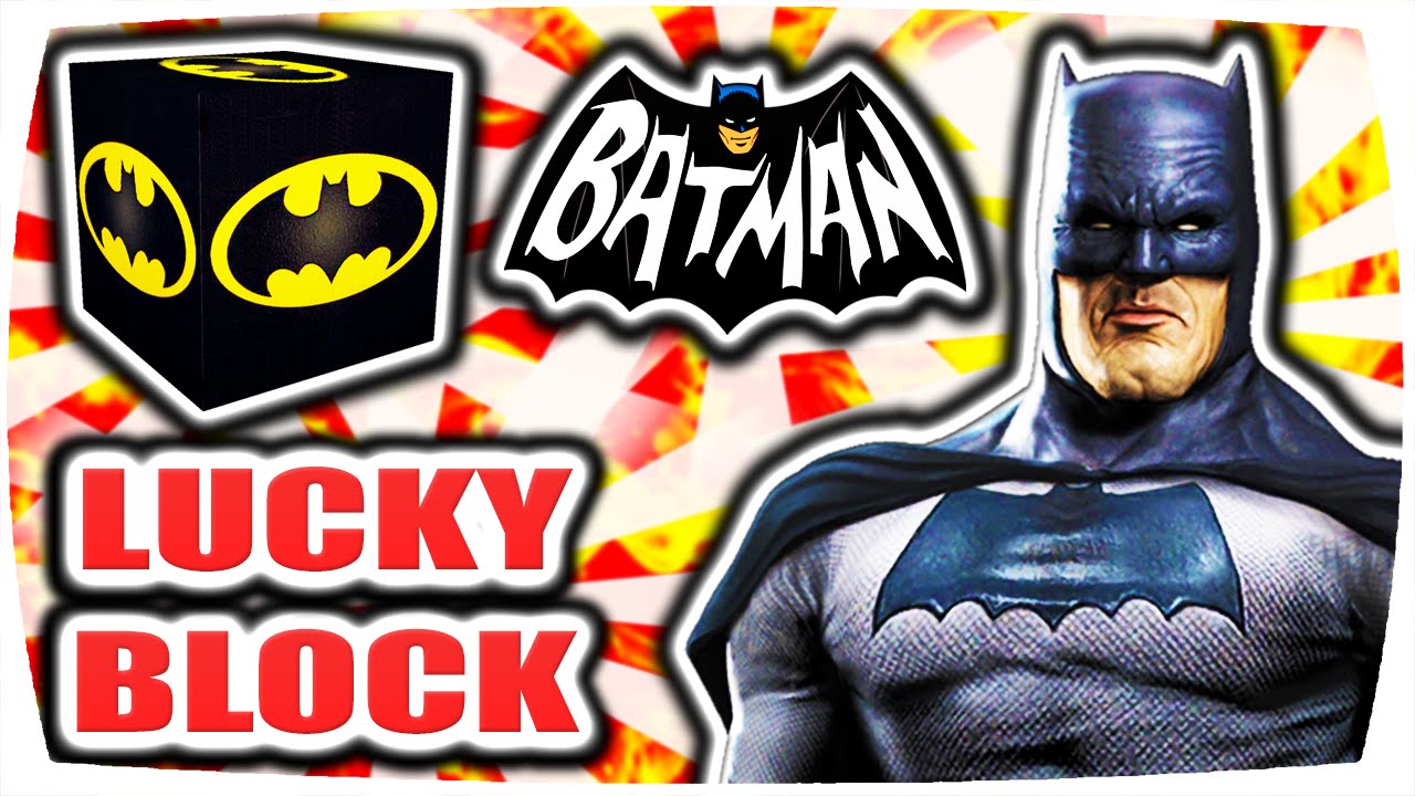 MINECRAFT BATMAN LUCKY BLOCK - YouTube