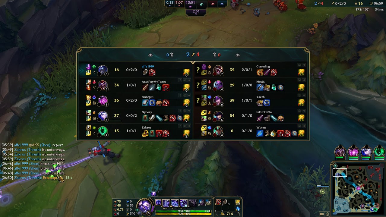 League of Legends shen gameplay - YouTube