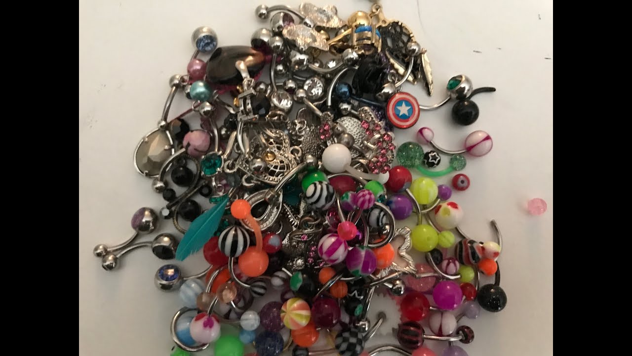 Belly Ring Collection - YouTube