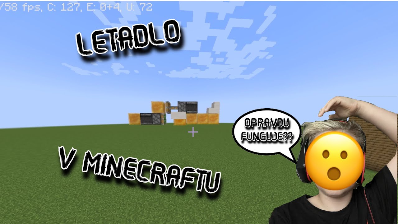 JAK JEDNODUŠE POSTAVIT FUNKČNÍ LETADLO V MINECRAFTU?! ️⛏️🎮 | Minecraft ...