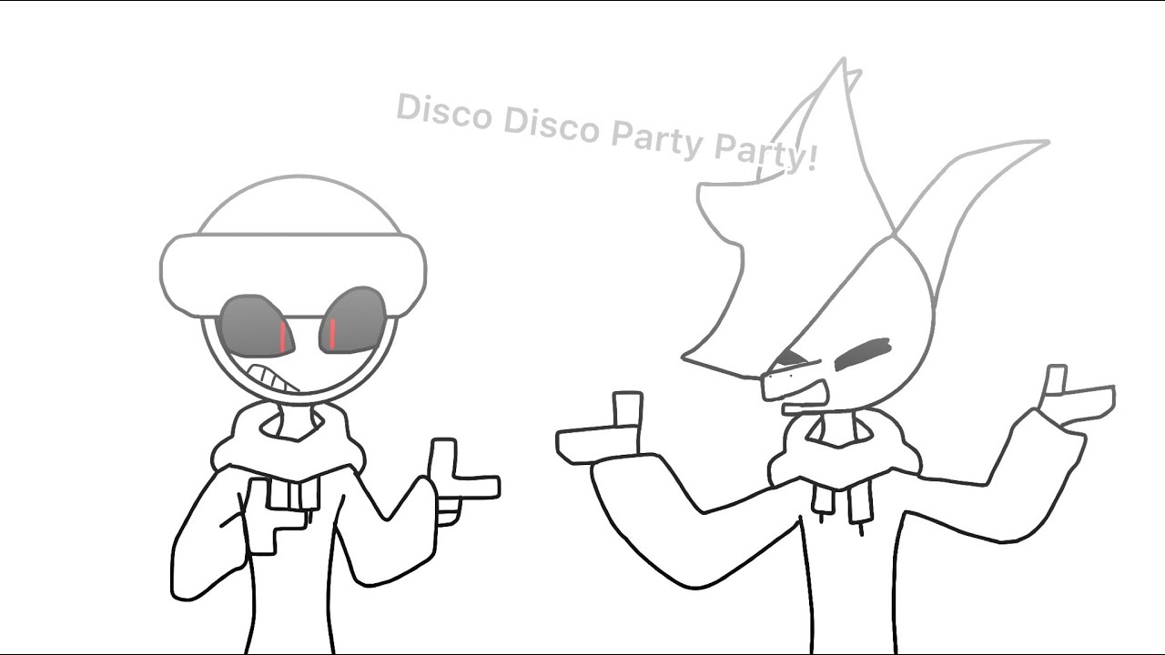 Disco Disco Party Party Animation Meme - YouTube