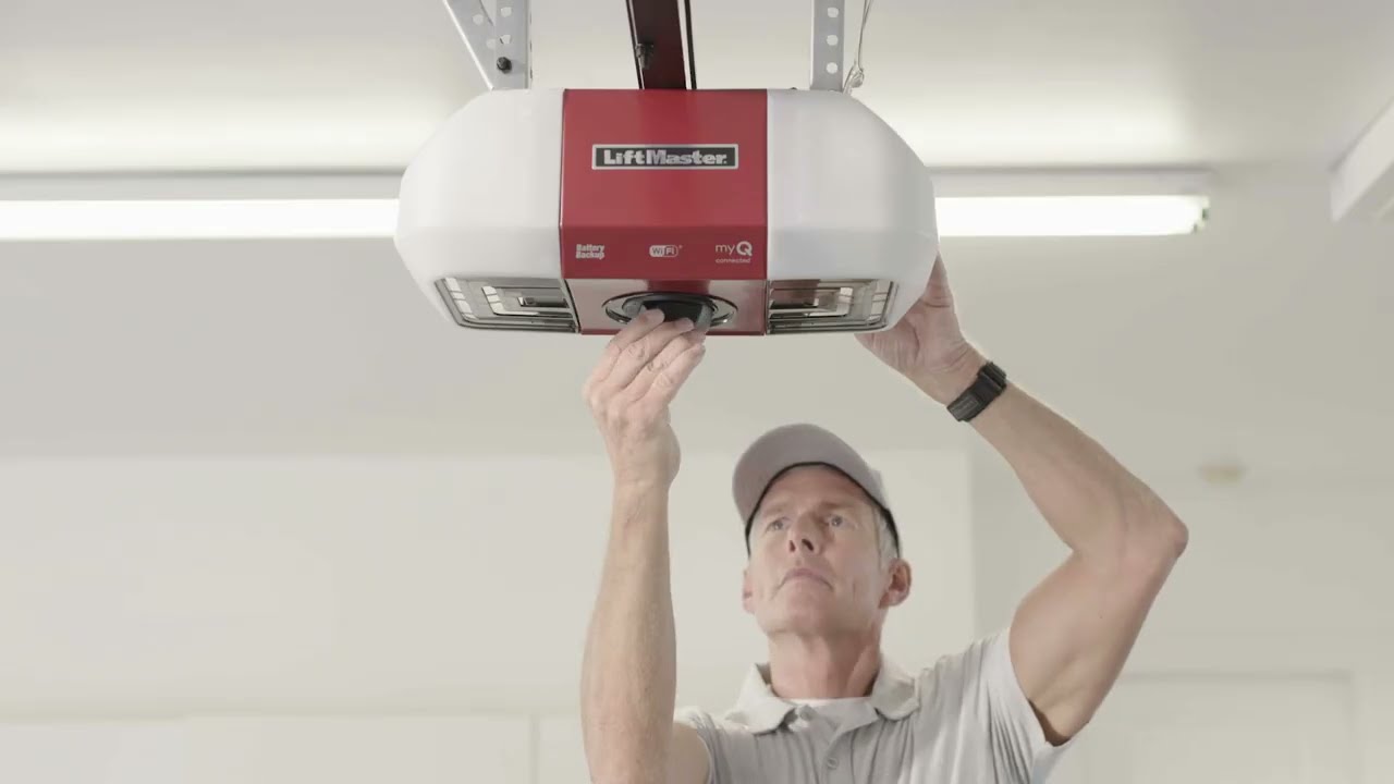 New LiftMaster Opener with Built In Video Audio Model 87504 - YouTube