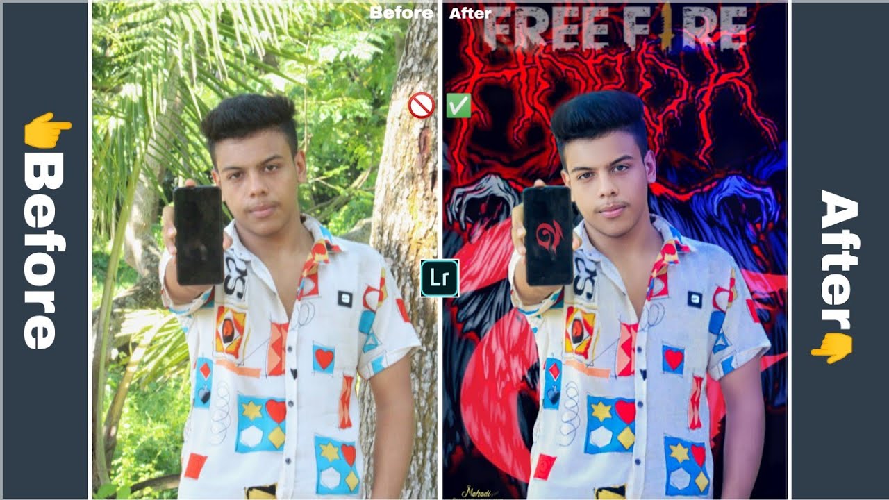 Free fire photo editing / বাংলা ফটো এডিটিং । - YouTube