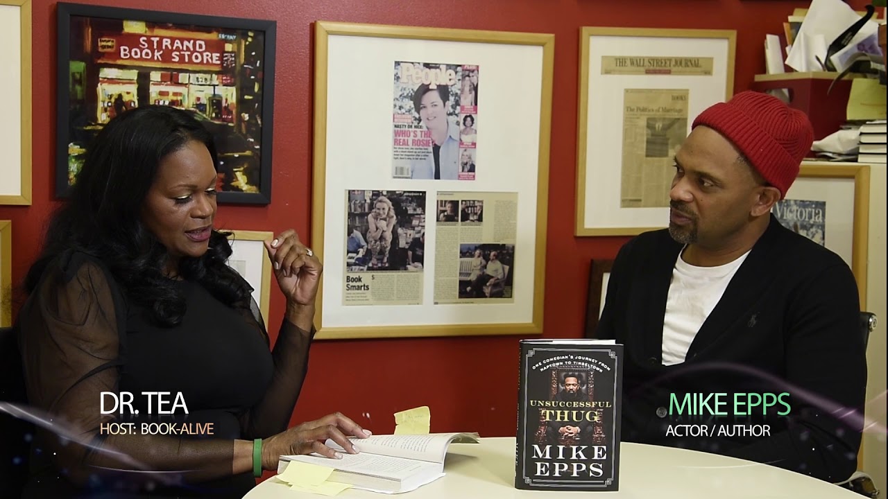 Mike Epps - "Unsuccessful Thug" talks with DR. Tea Traci Alexander behind the scene for Ebony ...