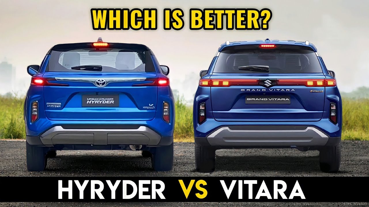 अलग क्या है? | Toyota Urban Cruiser Hyryder Vs Suzuki Grand Vitara ...