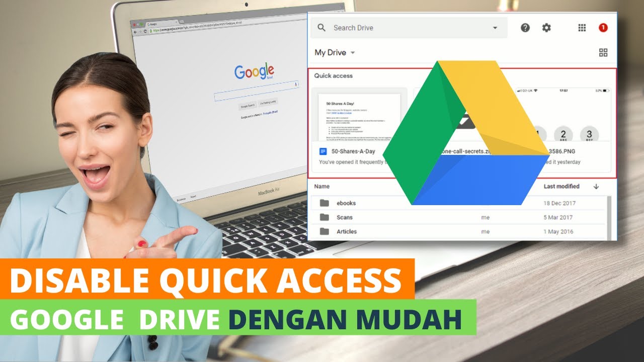 Cara Disable Quick Access Di Google Drive ! - YouTube