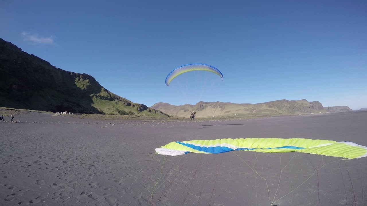 True Adventures Paragliding Iceland Tandem Flight GOPRO - YouTube