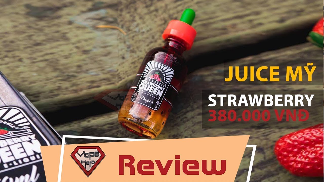 Strawberry Queen Vapor | Vape Hero - YouTube