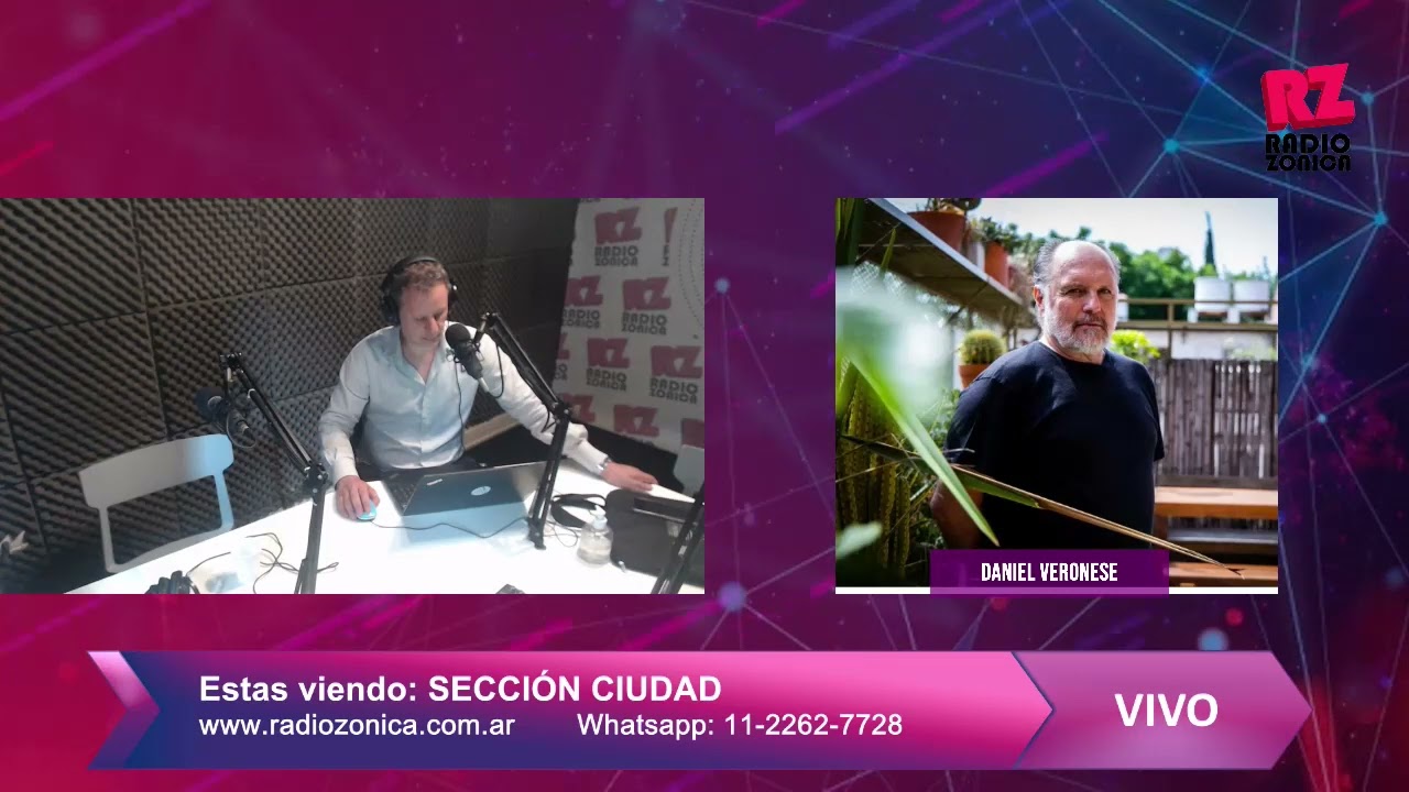 Entrevista a Daniel Veronese en Sección Ciudad - YouTube