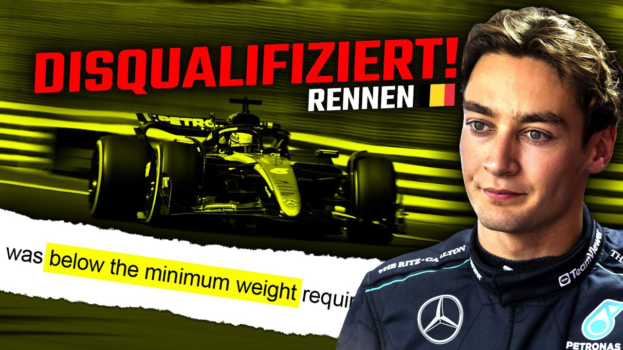Russell als Sieger disqualifiziert: Warum? | GP Belgien 2024 - YouTube