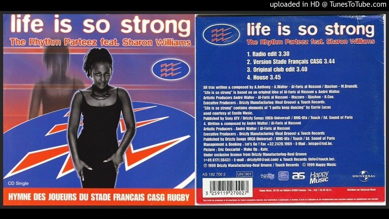 The Rhythm Parteez feat. Sharon Williams ‎– Life Is So Strong (Radio ...