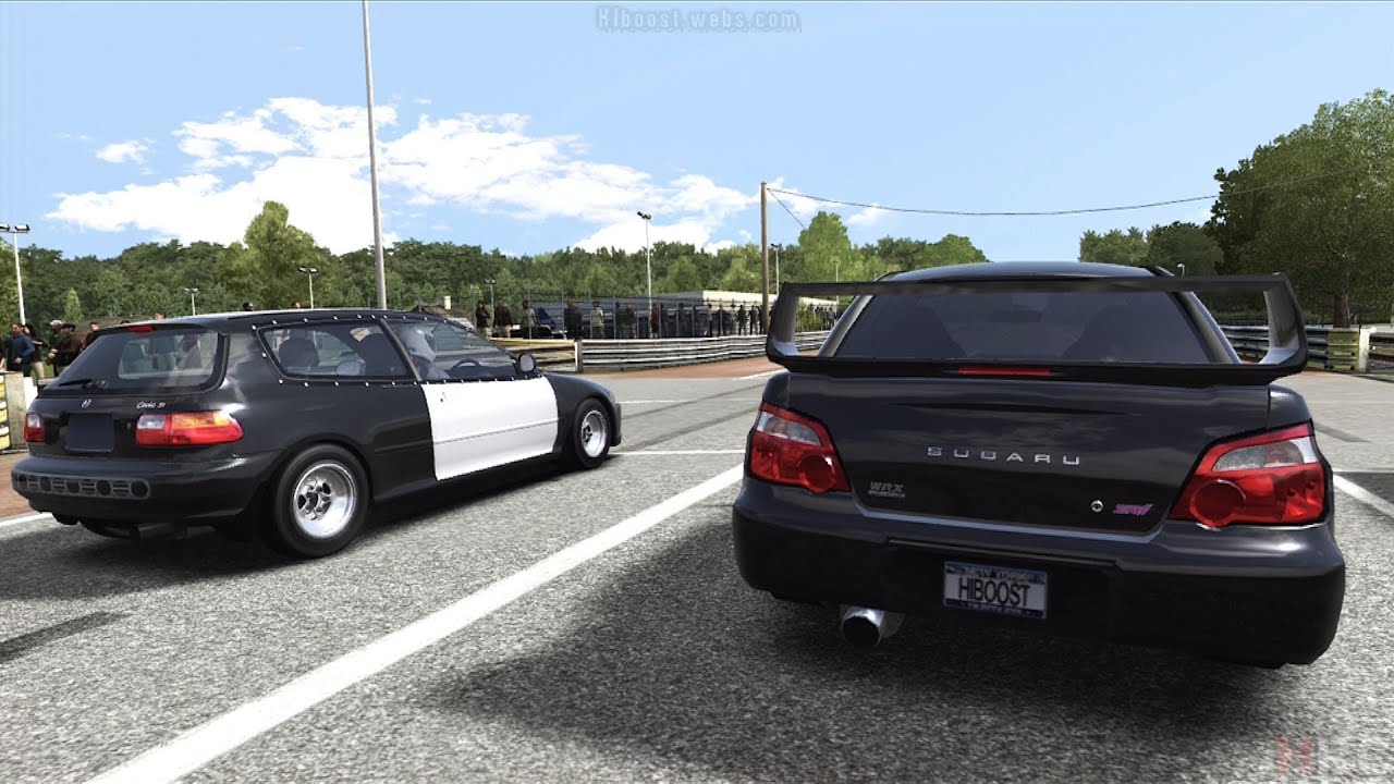 Forza Motorsport 4-1320 Run-HRC's '04 35R WRX STi vs WFO's K20 EG Hatch ...