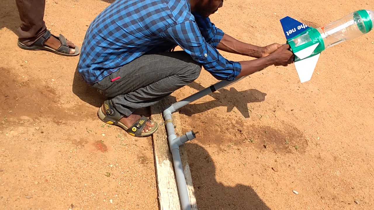 How to launch Water rocket - YouTube