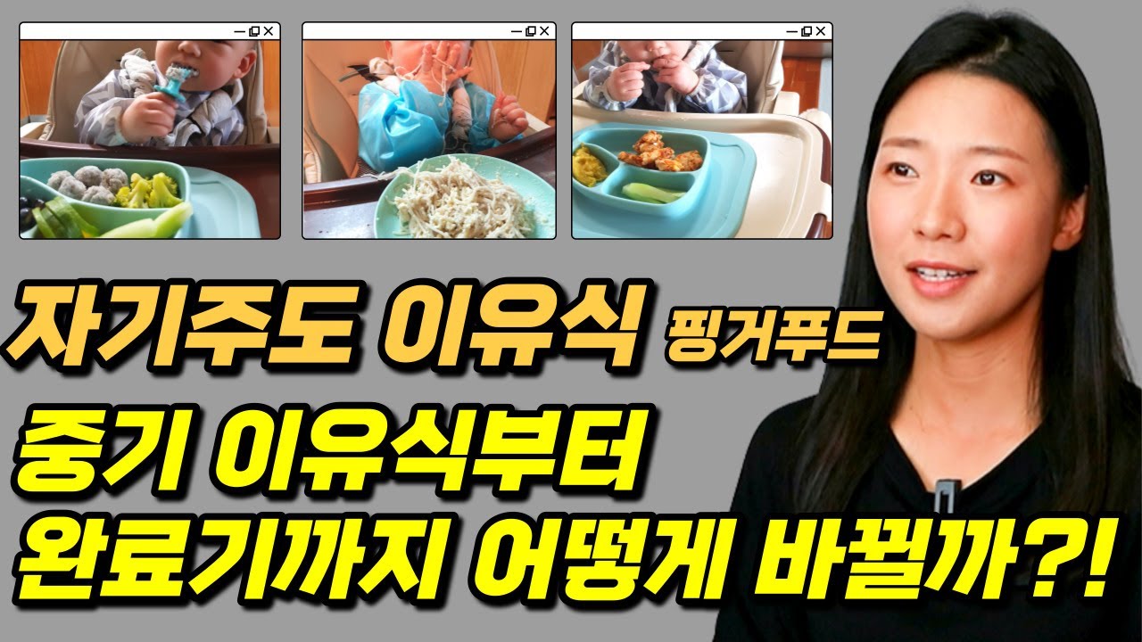 중기이유식부터 완료기이유식까지 진행방법 👉 자기주도이유식 핑거푸드를 시작하려고 하시나요 Youtube