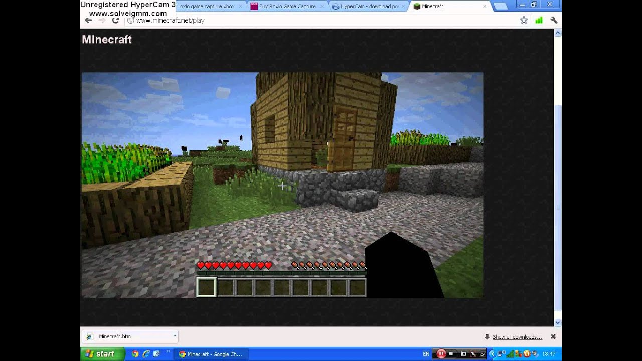 minecraft pc version - YouTube
