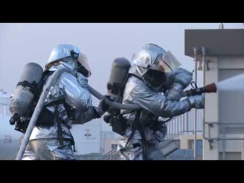 Iwakuni Aircraft Rescue, Firefighting shows a day in their life - YouTube