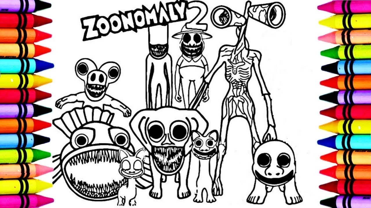 Zoonomaly 2 / How to coloring Zoonomaly Characters / Coloring Pages ...