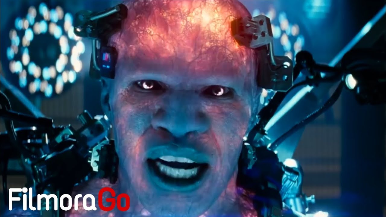 Spider-Man 2012 electric man was struck by lightning - YouTube