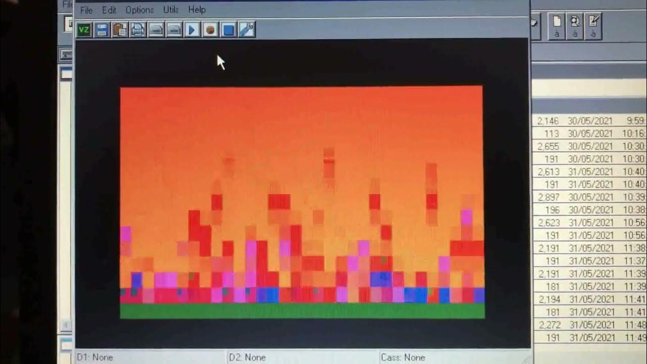 VZ200/VZ300 demo. Fire! - YouTube