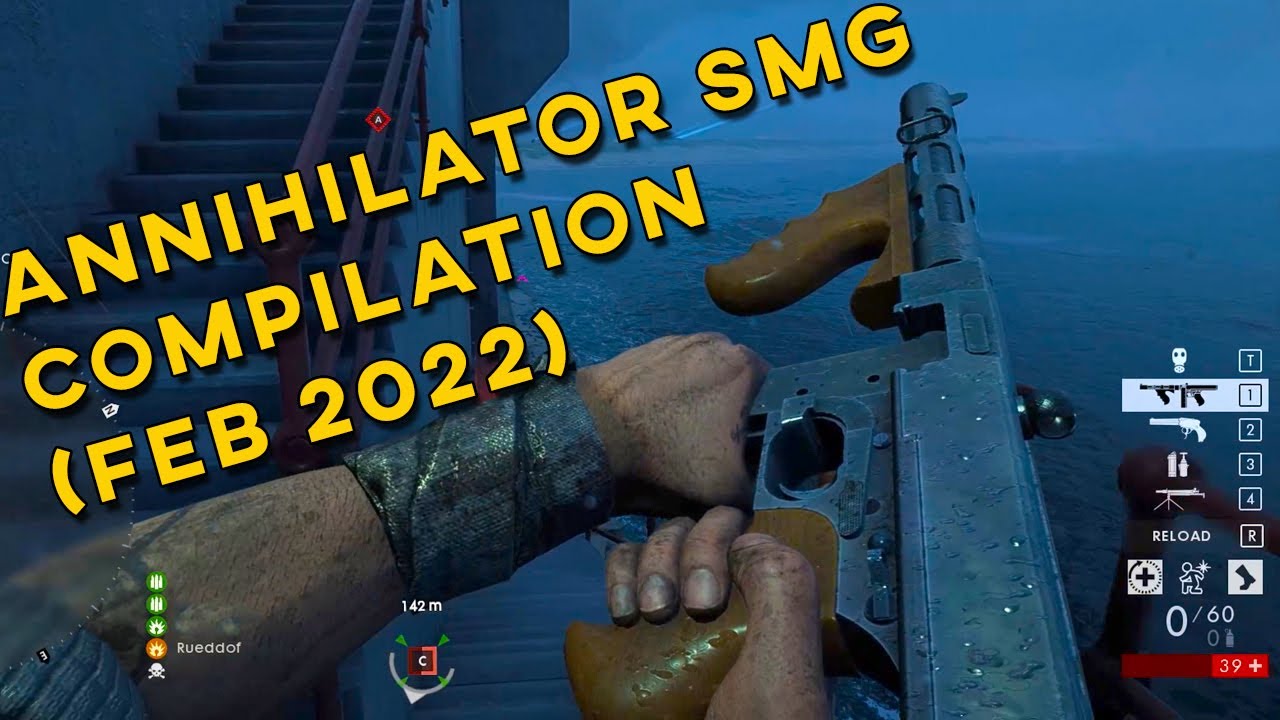 Battlefield 1 - Annihilator SMG Compilation (Early 2022) - YouTube