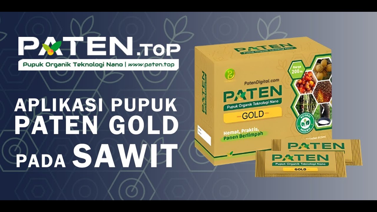 Penggunaan Pupuk Paten Gold pada Sawit | Praktis Ekonomis | WA 0852 ...