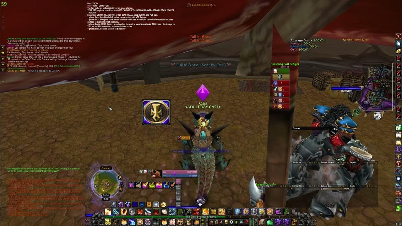 Modified Method Raid Tools with Raid Warnings and bindings to print out ...