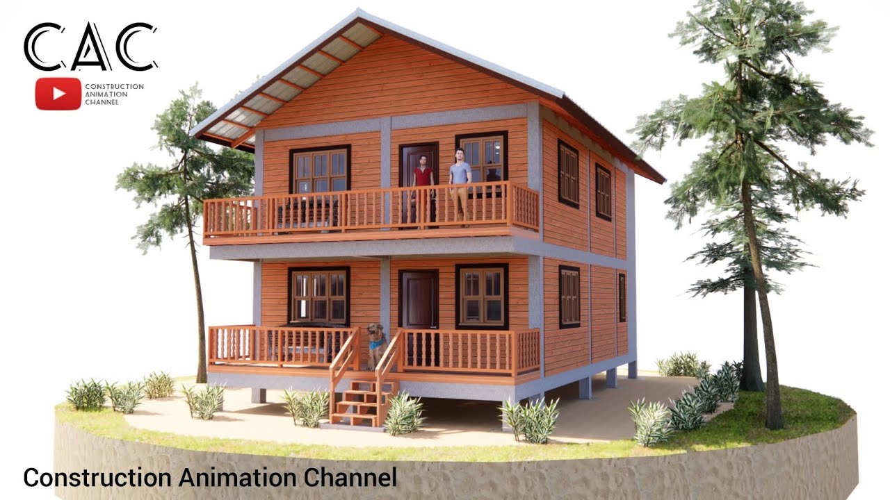 Simple Farmhouse | Tropical House | 7x11.5m | Three Bedroom - YouTube