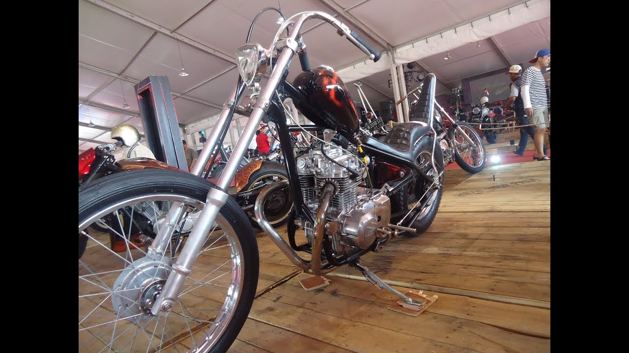 Kawasaki KZ 400 Custom Old School Chopper Easy Riders Style - YouTube