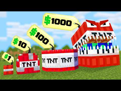 Minecraft but I can Buy Custom TNT