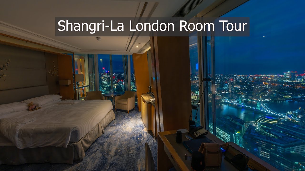 Shangri la Hotel London at The Shard Room Tour - YouTube