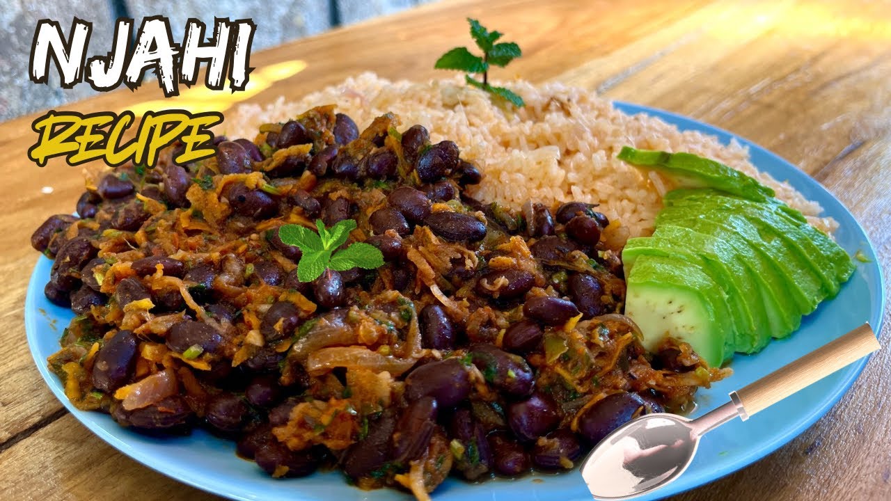 How to SIMPLY prepare the BEST NJAHI (black beans) ever./ njahi recipe ...