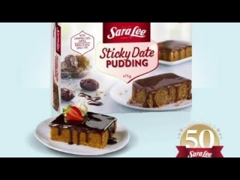 Sticky Date Pudding by Sara Lee Australia Taste Test and Reviews 😁 # ...