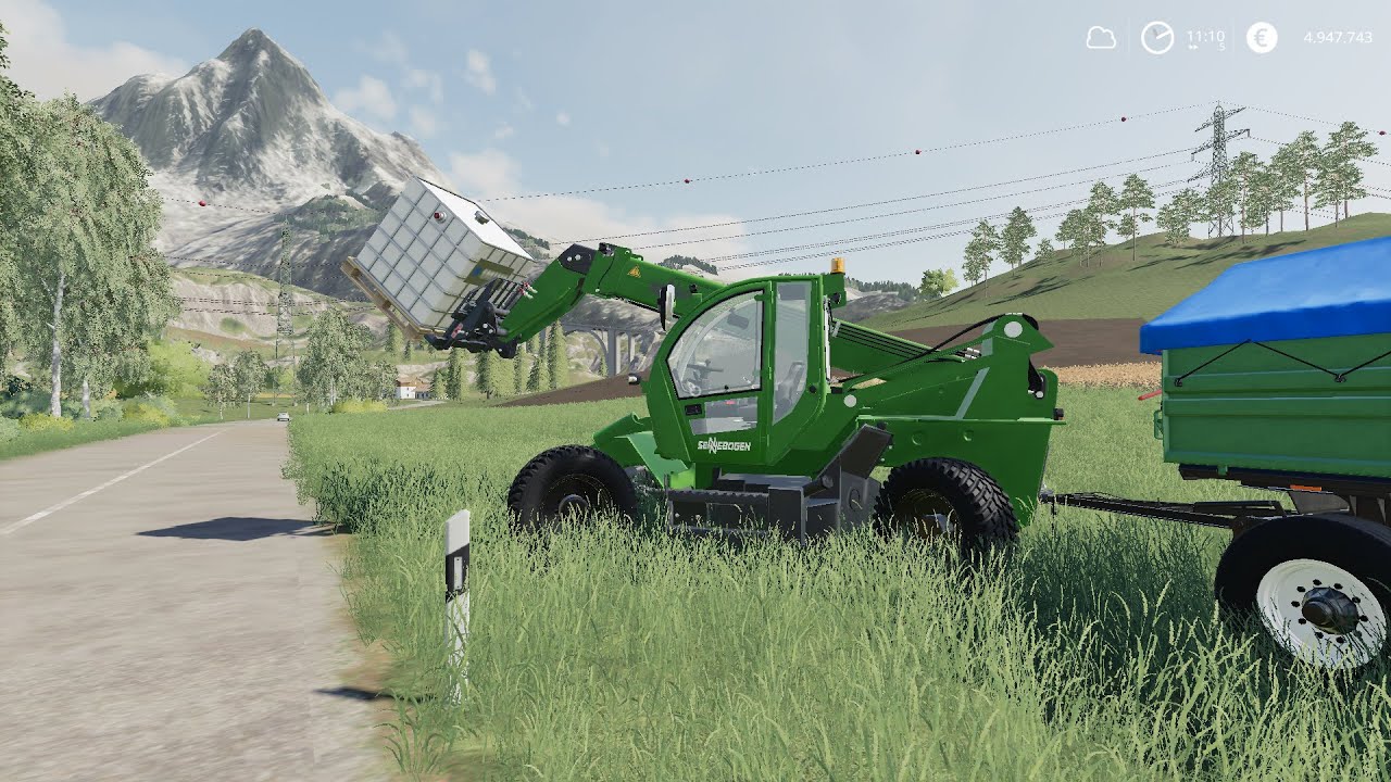 Farming Simulator 2019 Telehandler Sennebogen 305 V1.0 Mod - YouTube