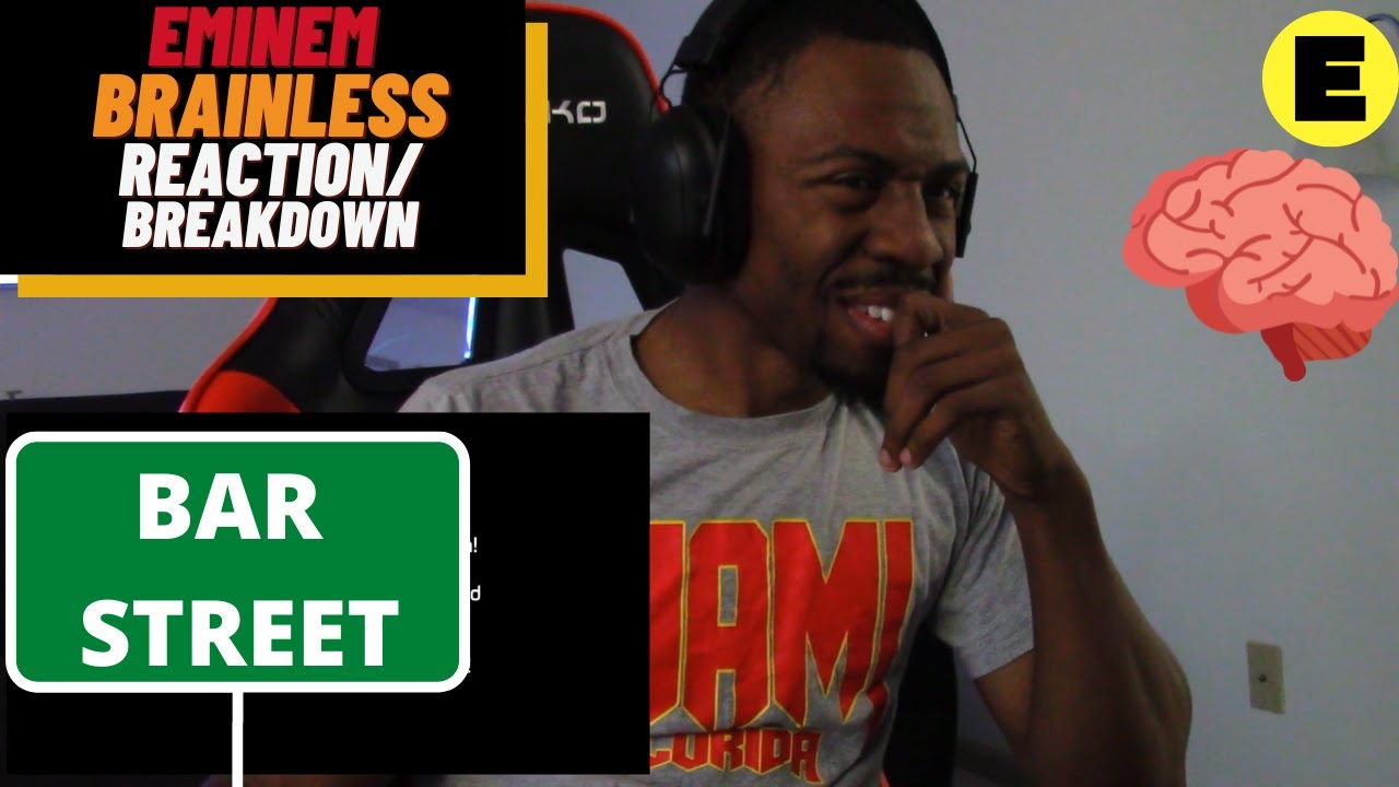 {OMG A DANGEROUS MIND!} EMINEM "BRAINLESS" (REACTION/BREAKDOWN) - YouTube