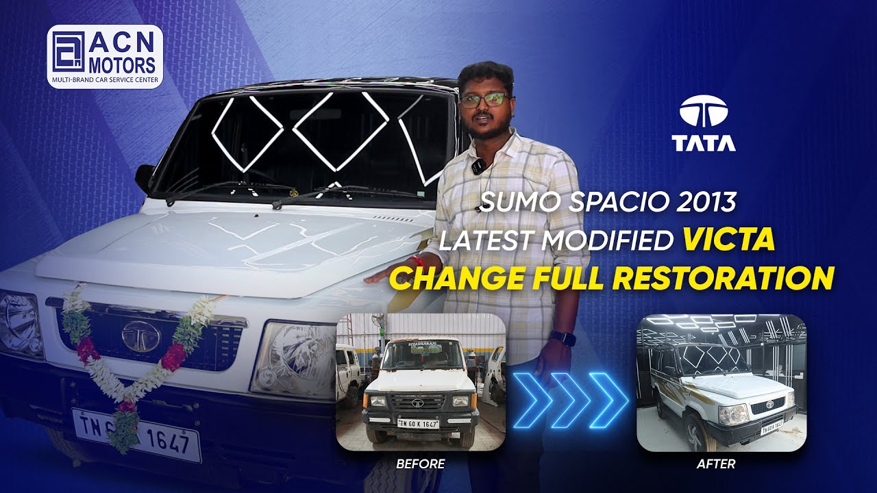 TATA SUMO SPACIO 2013 MODEL LATEST MODIFIED VICTA FULL RESTORATION ...