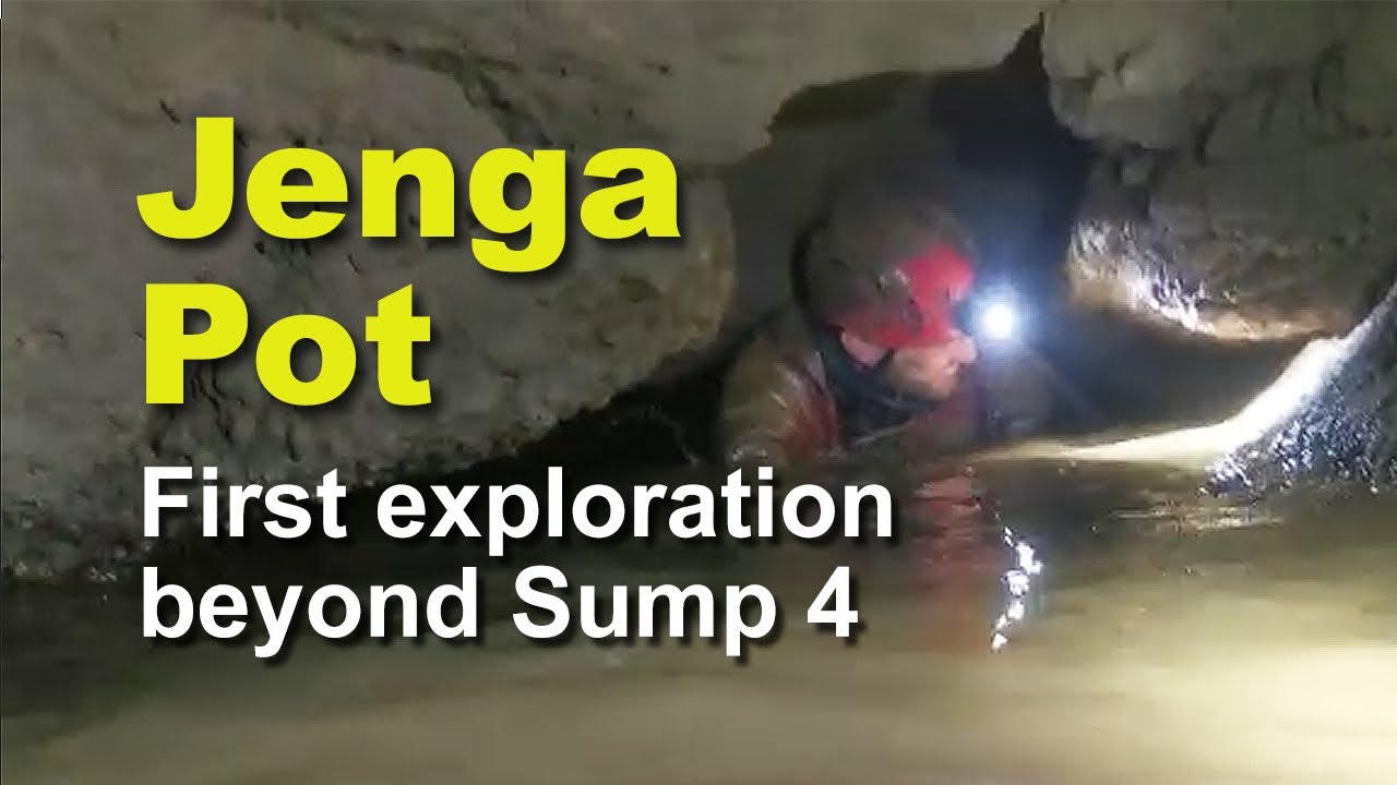 Jenga Pot - first exploration beyond Sump 4 - YouTube