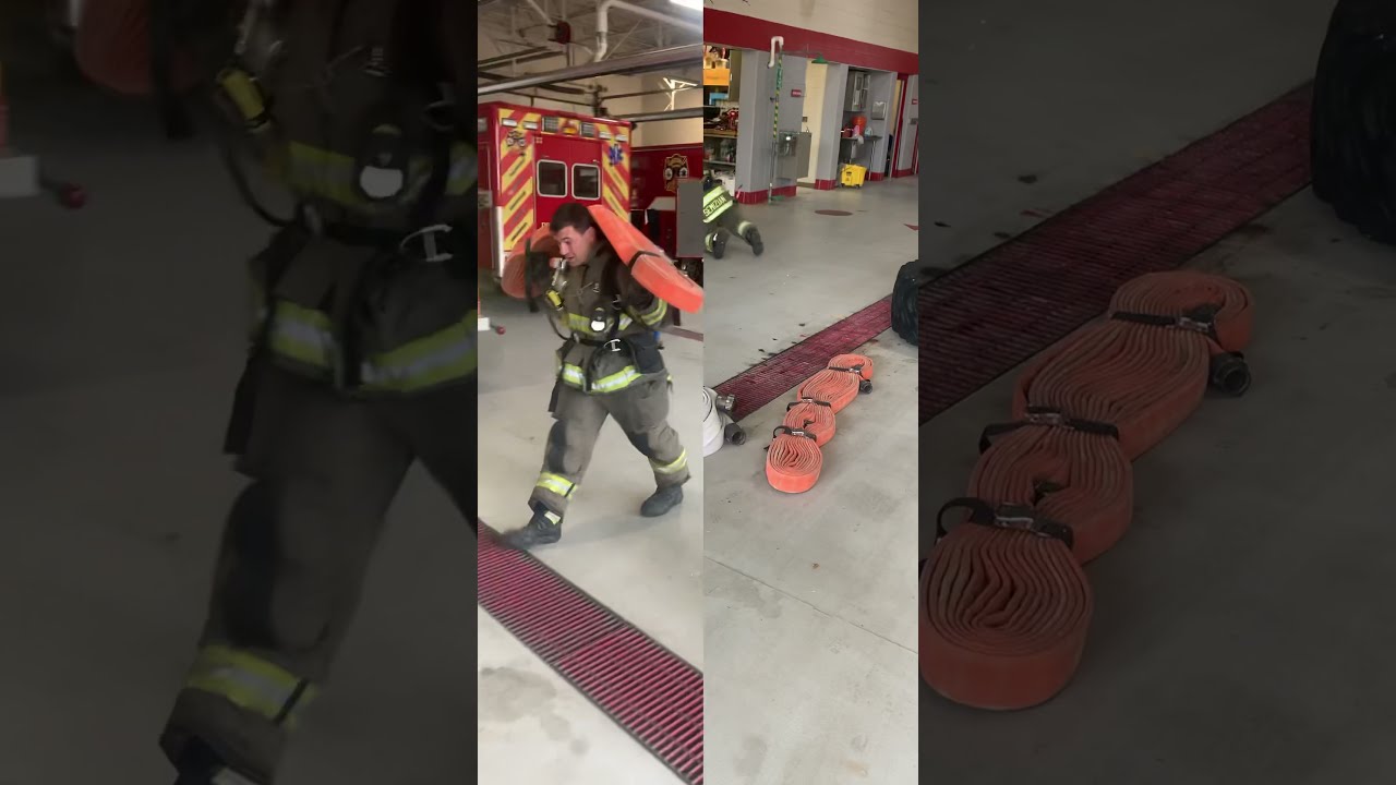 Firefighter Functional Workout Obstacle Course. - YouTube