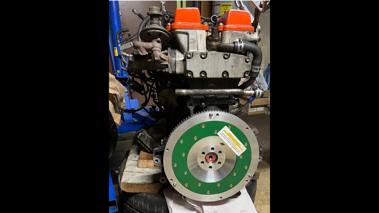 Supra MK3 Replace 7M Flywheel, Rear Main Seal & Pilot Bearing - YouTube