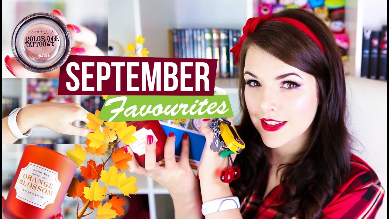 SEPTEMBER FAVOURITES 2015 | Cherry Wallis | AD - YouTube