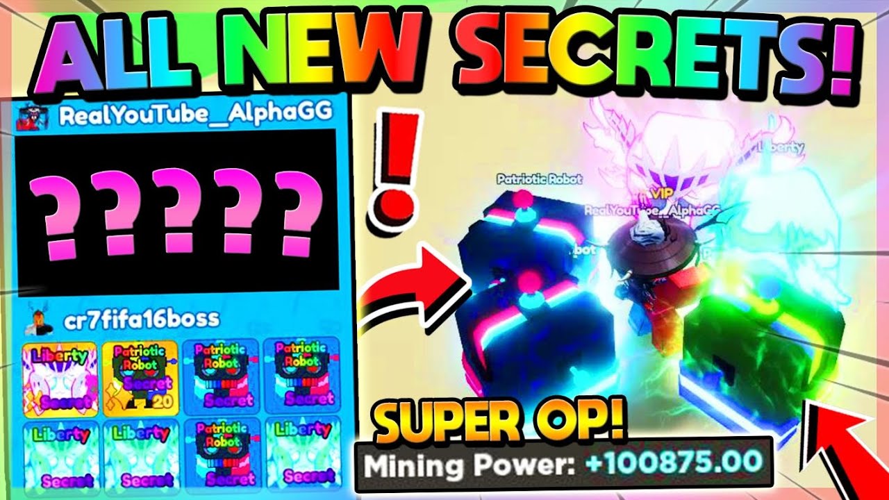 🚨HUGE TRADES SHINY PATRIOTIC ROBOT & LIBERTY SECRET PETS!! Mining ...