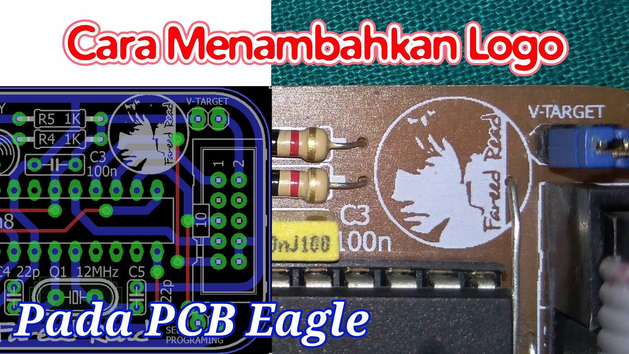 Cara Import Bitmap atau Logo kedalam Desain PCB Eagle - Fareed Clarity ...
