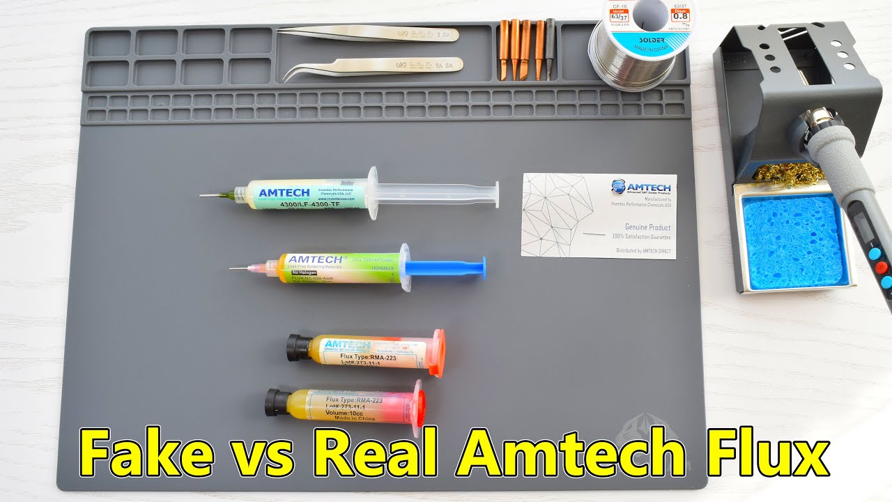 Genuine Amtech Flux from Amazon vs Fake Amtech Flux from AliExpress ...