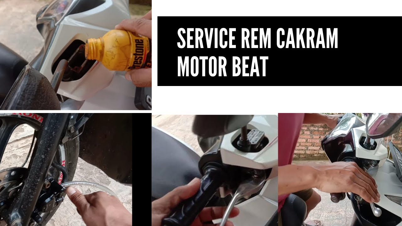 Service rem cakram motor beat yang tidak berfungsi - YouTube