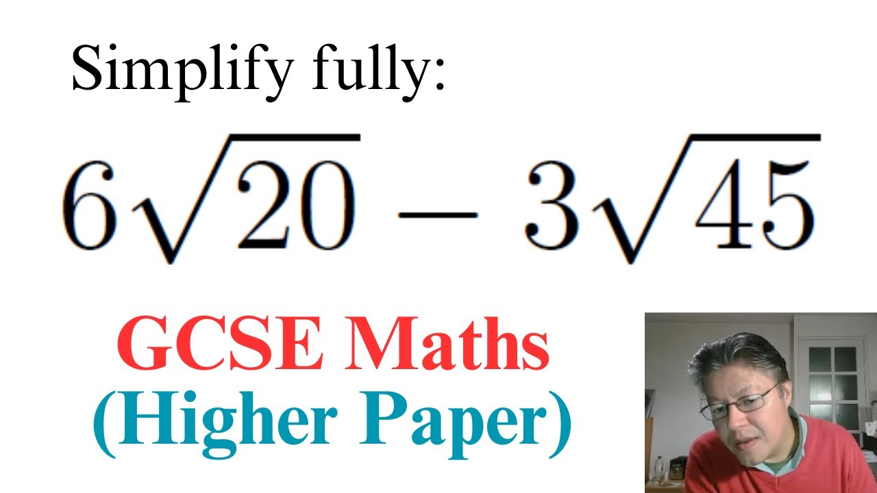 Surds: Simplifying - GCSE Maths (Higher Paper) - YouTube
