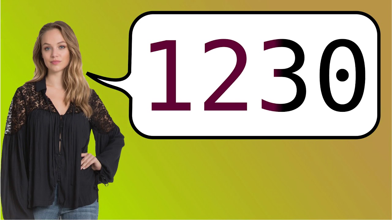 How To Say 1230 In French YouTube How To Say 1230 In French YouTube