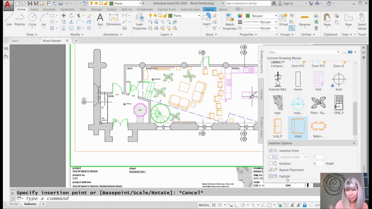 AutoCAD Video Tips: AutoCAD 2020’s Marvelous Block Palette (Lynn Allen ...