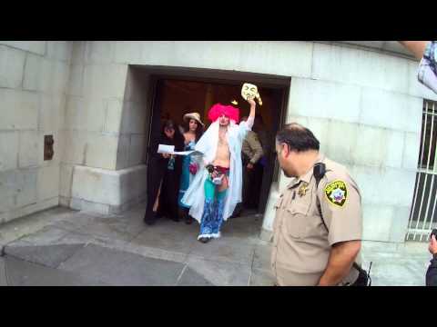 Part II of San Francisco Nudity Ban Protest on December 4, 2012