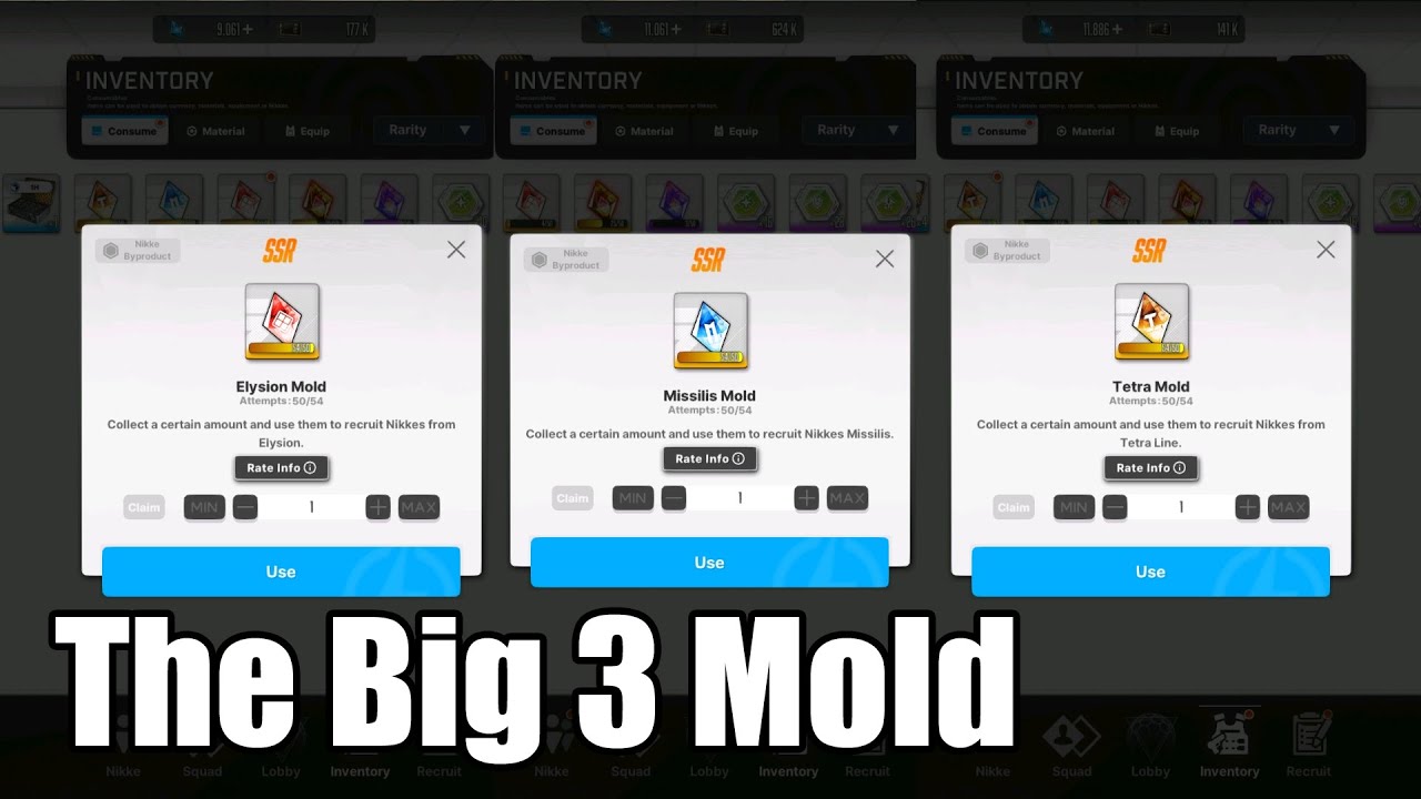 What did you get from 3 Big Company Mold? (GODDESS OF VICTORY: NIKKE ...
