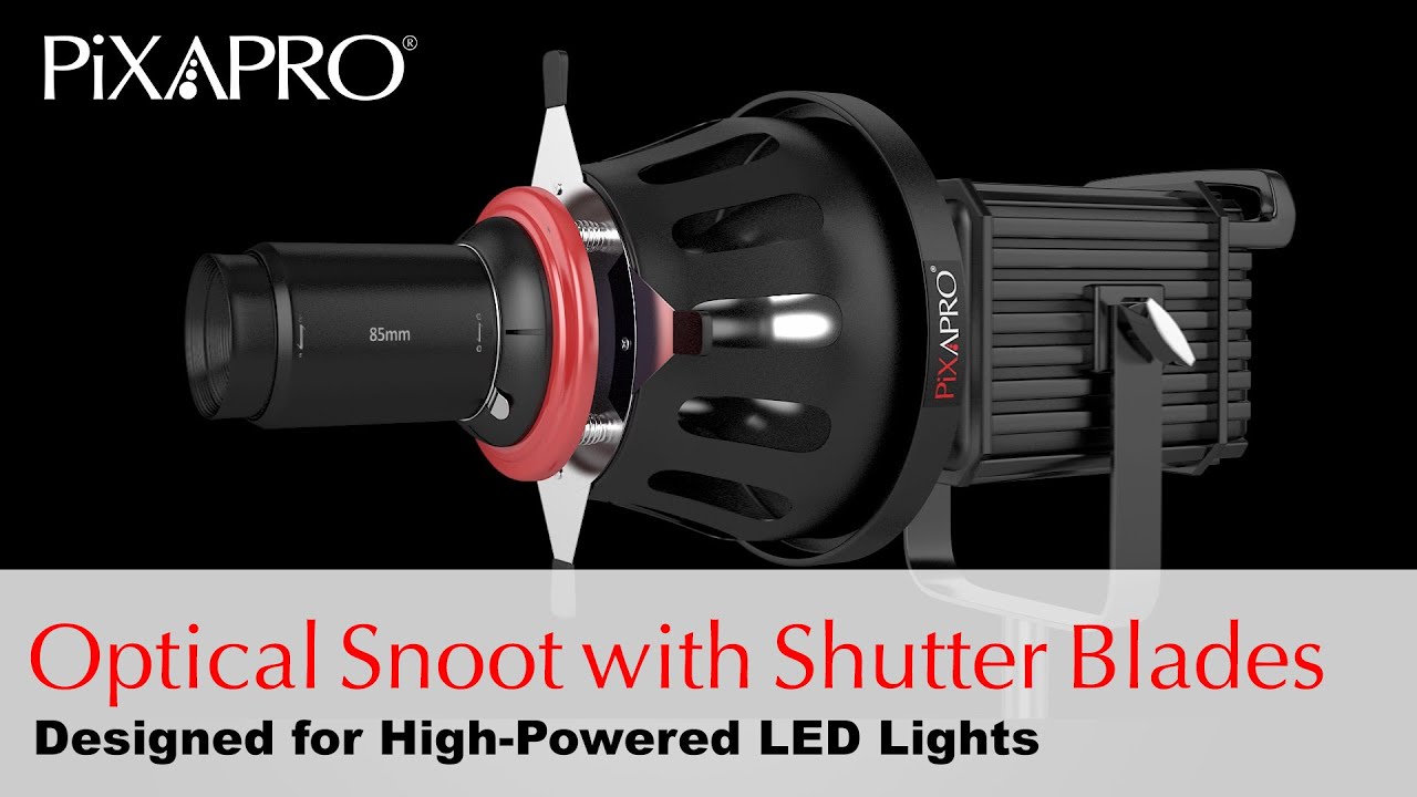 Your Guide to: the Optical Snoot Spot Projector for LED Lights - YouTube